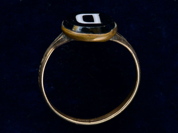 c1890 "D" Signet Ring – Erie Basin