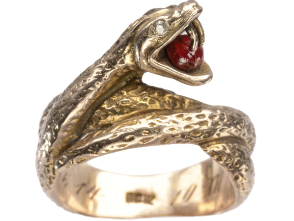 c1880 Janus Cameo Ring – Erie Basin