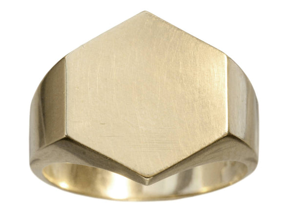 c1970 Hexagonal Signet Ring – Erie Basin