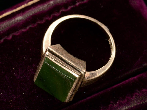 c1940 Alaskan Jade Ring – Erie Basin