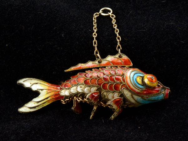 1960s Articulated Enamel Fish – Erie Basin